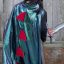 Omkeerbare draken-ridder cape met masker - Prinsessenjurk.nl